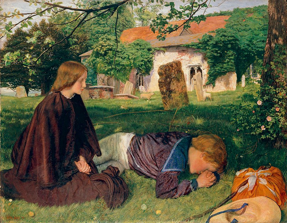 Ophelia Painting Arthur Hughes