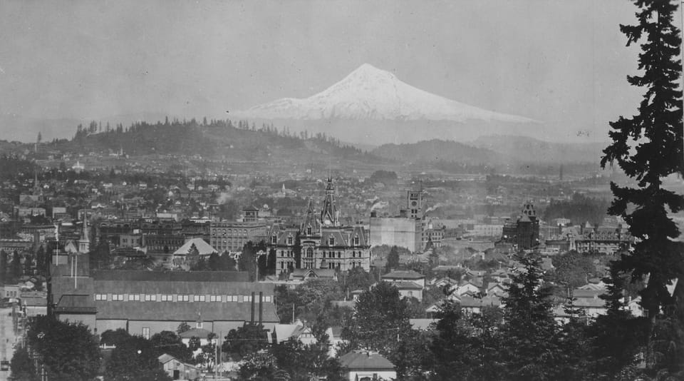 Historic photo: Portland, Oregon, 1890.